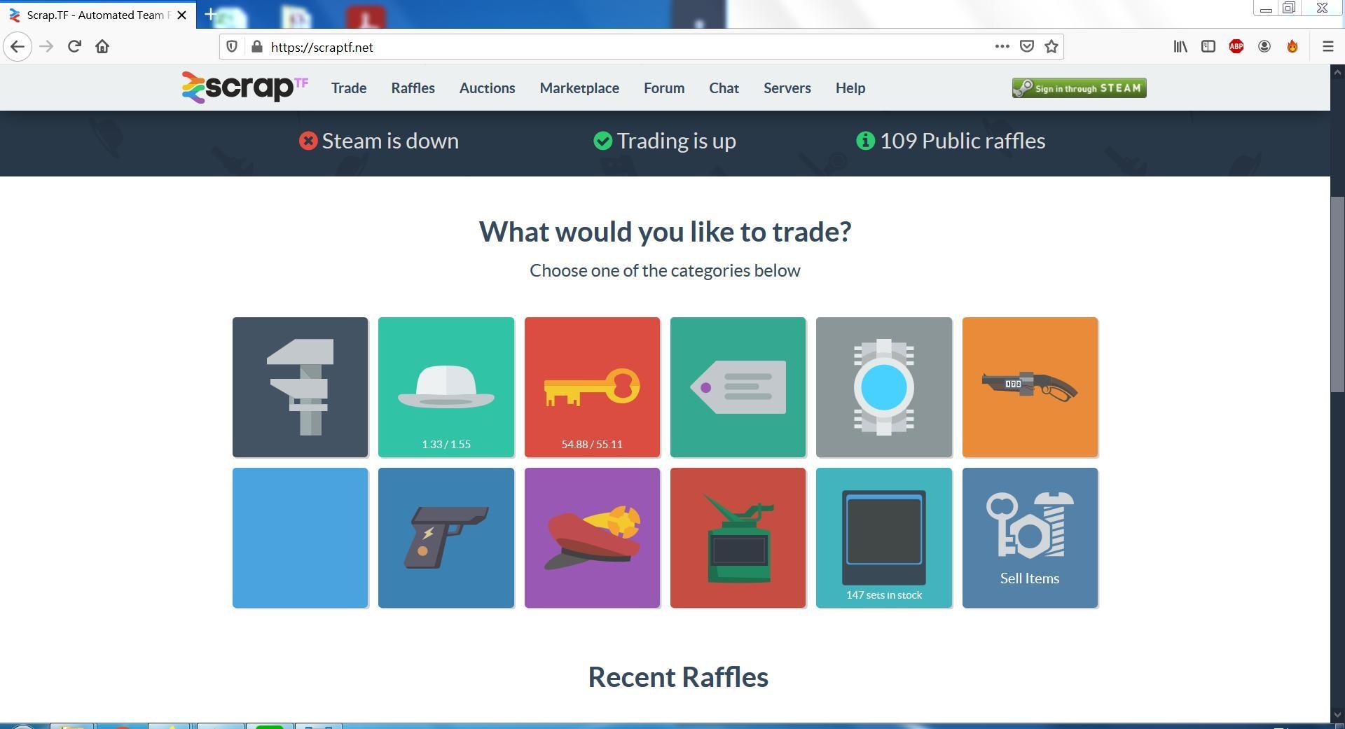 【問題】Scraptf問題(應該算釣魚網站警示 @戰慄時空 哈啦板 - 巴哈姆特