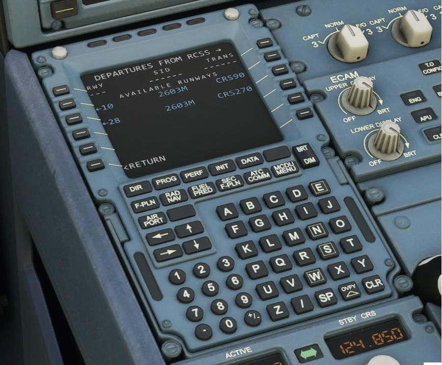 【攻略】AIRBUS A320neo MCDU 簡易航路設定教學 @模擬飛行系列 哈啦板 - 巴哈姆特