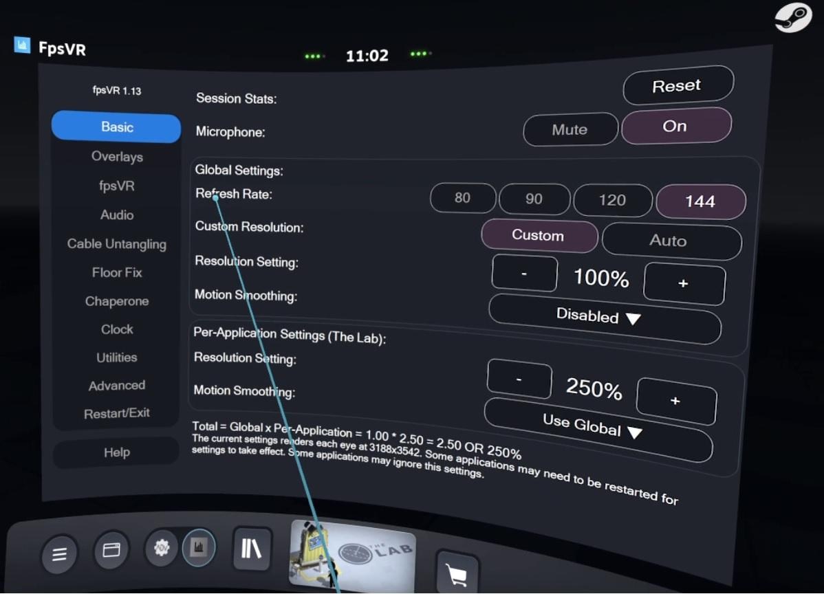 【心得】推薦工具 fpsVR 監看效能&SteamVR設定 @VR 虛擬實境綜合討論 哈啦板 - 巴哈姆特