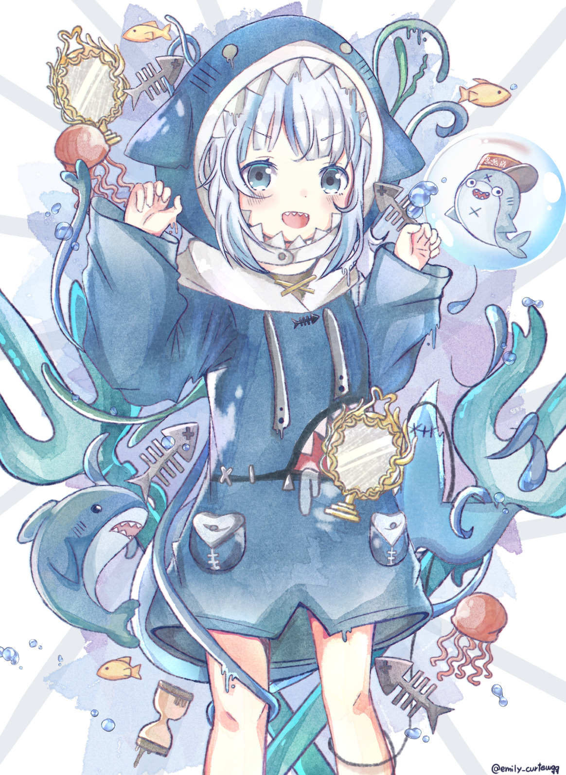【hololive.EN Vtuber】Gawr Gura 可愛A鯊魚大樓 @場外休憩區 哈啦板 - 巴哈姆特