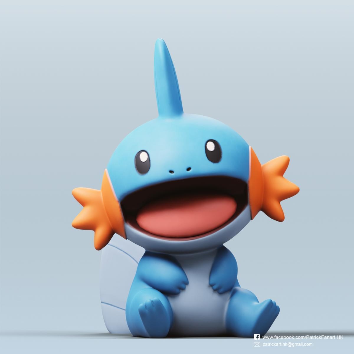 Mudkip(Pokemon) - Download Free 3D model by Patrickart.hk [e7fcd56 ...