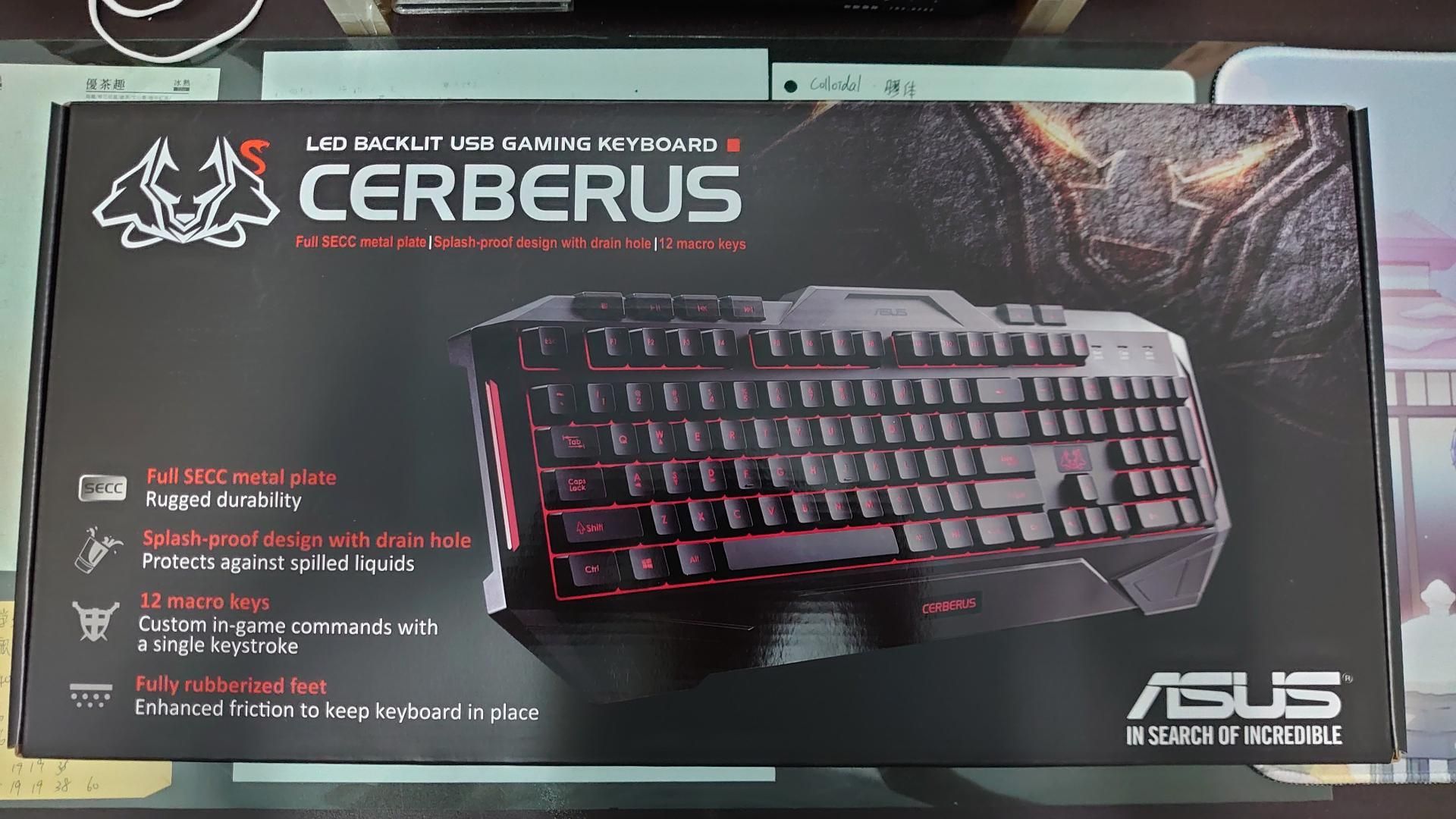 原來是贈品阿，我都快遺忘你了 Cerberus Keyboard開箱 - qweiwieq的創作 - 巴哈姆特