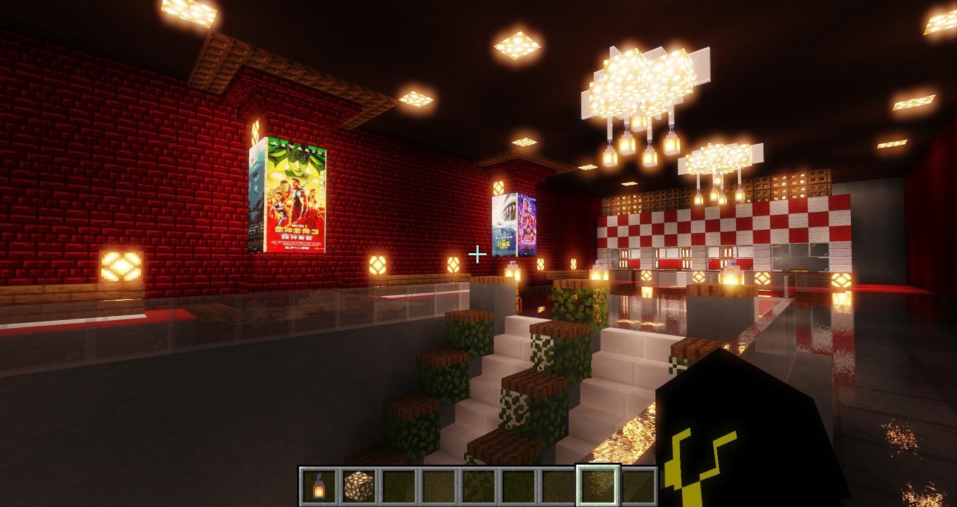 Minecraft個人作品 - 電影院 @Minecraft 我的世界（當個創世神） 哈啦板 - 巴哈姆特