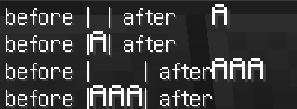 【密技】JSON text 定寬空白符號 @Minecraft 我的世界（當個創世神） 哈啦板 - 巴哈姆特