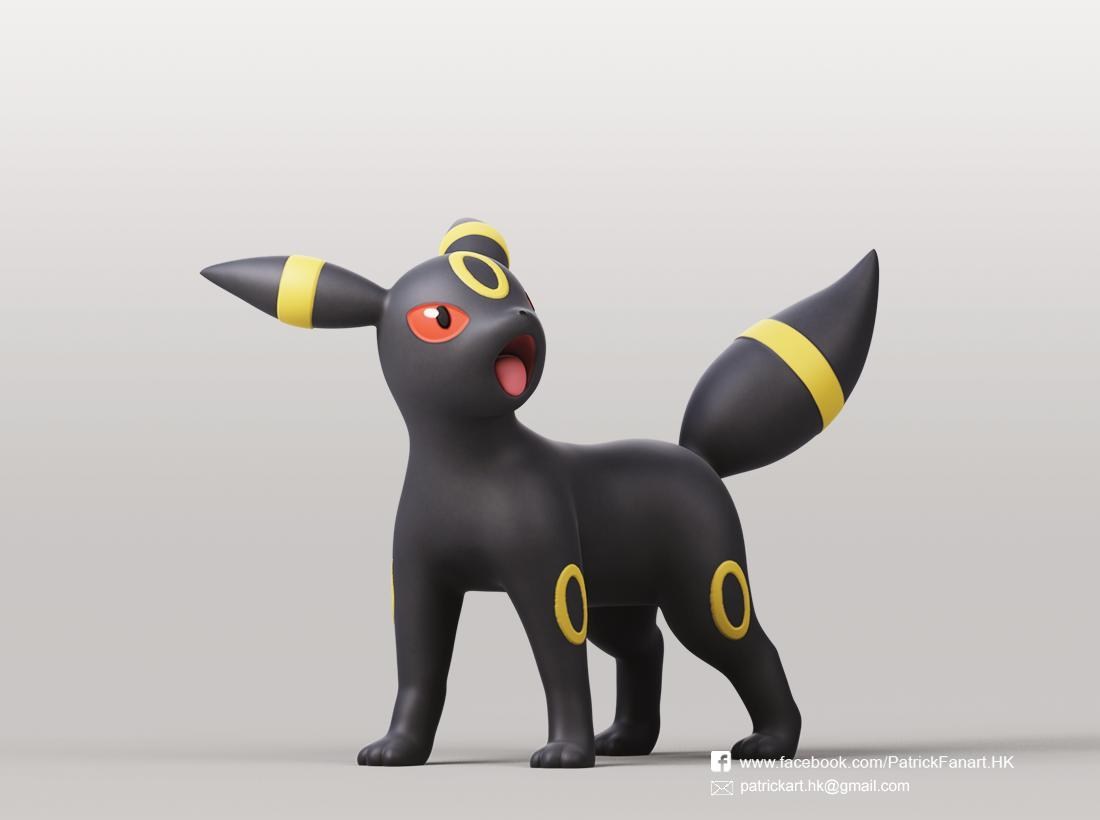 Umbreon(Pokemon) - Download Free 3D model by Patrickart.hk [aedf459 ...