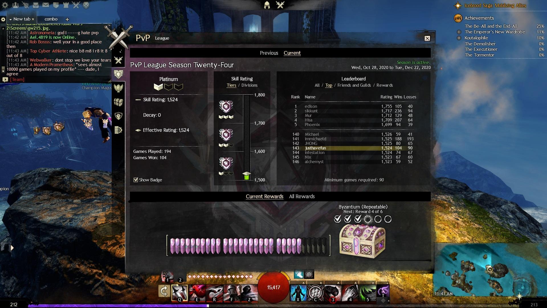 【其他】歡迎各位有意玩PVP(些微PVE)的新手!與世無爭淡泊名利的邊緣人們!~ @激戰 2（Guild Wars 2 ） 哈啦板 - 巴哈姆特