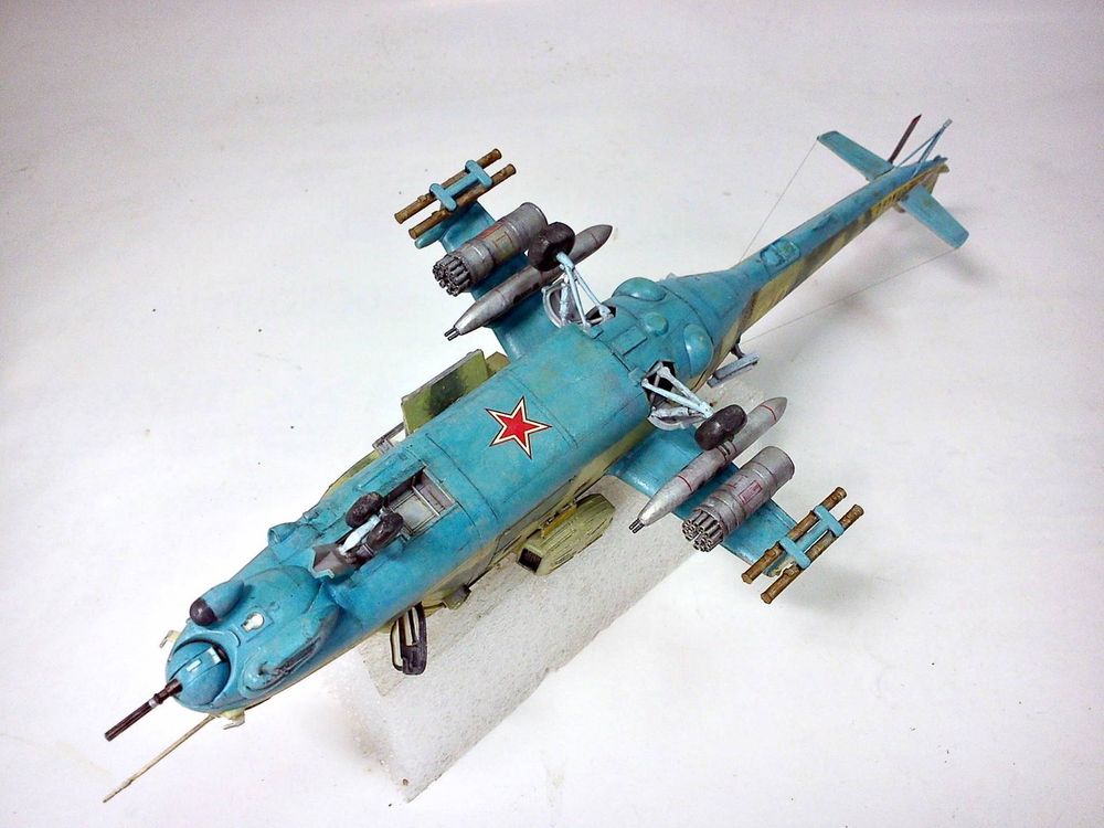 【作品分享】ZVEZDA 1/72 Mi-24V 雌鹿武裝直升機 @模型技術與資訊 哈啦板 - 巴哈姆特