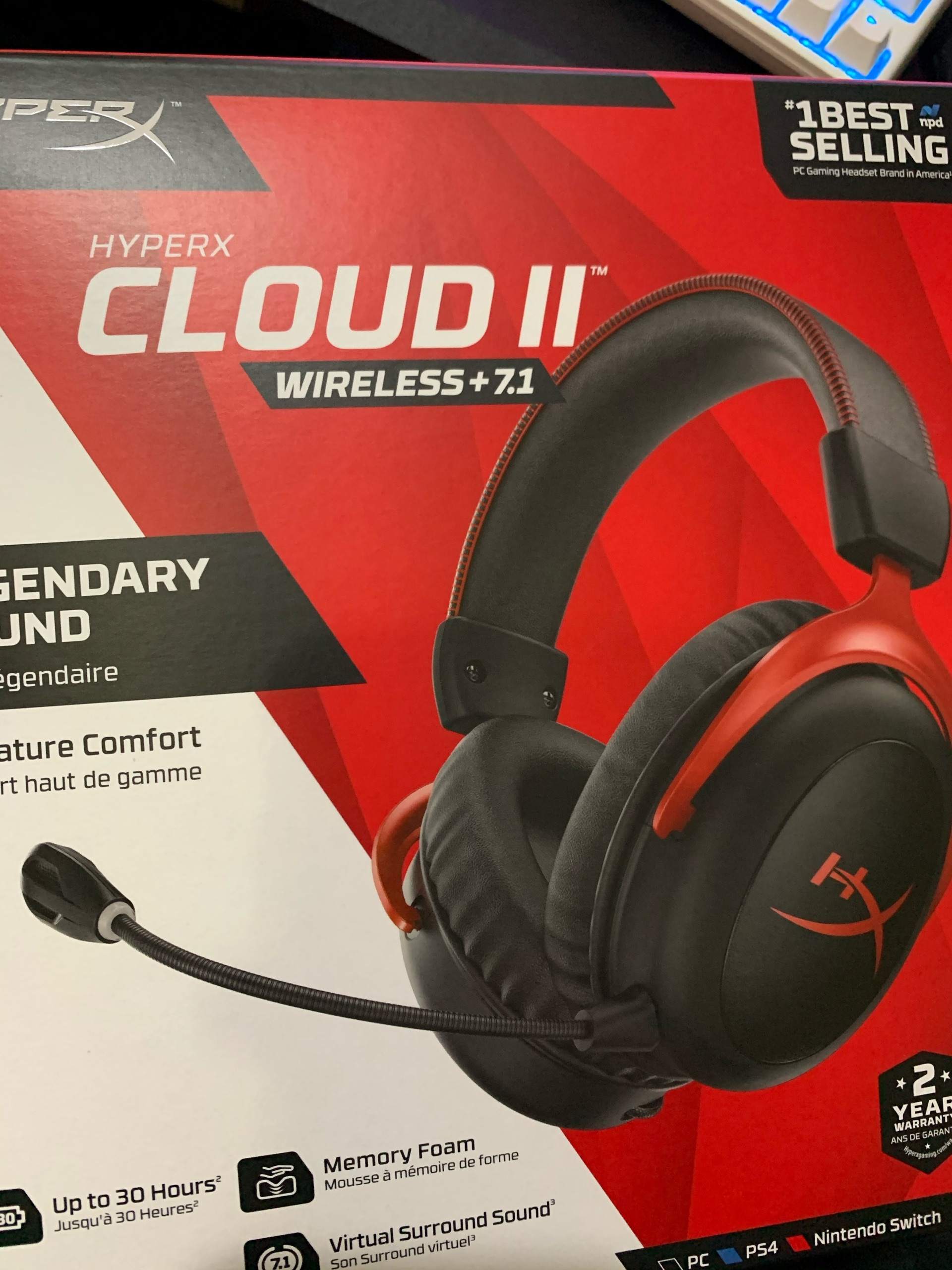 【售】Hyperx cloud ll wireless 無線耳機 @ACG二手交易板 哈啦板 - 巴哈姆特