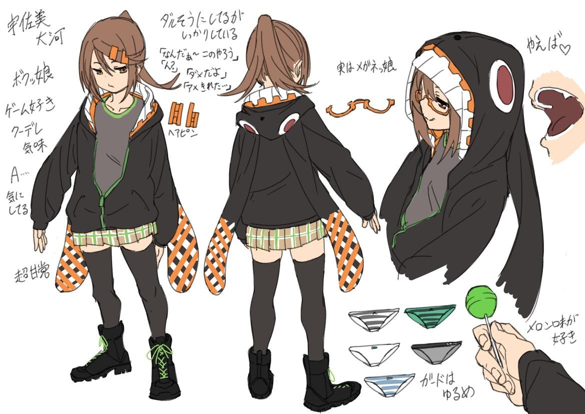 【閒聊】【小貓的造型】日本Twitter fu-ta大神所畫的角色 - 宇佐美大河 @勇者傳說 Online 哈啦板 - 巴哈姆特