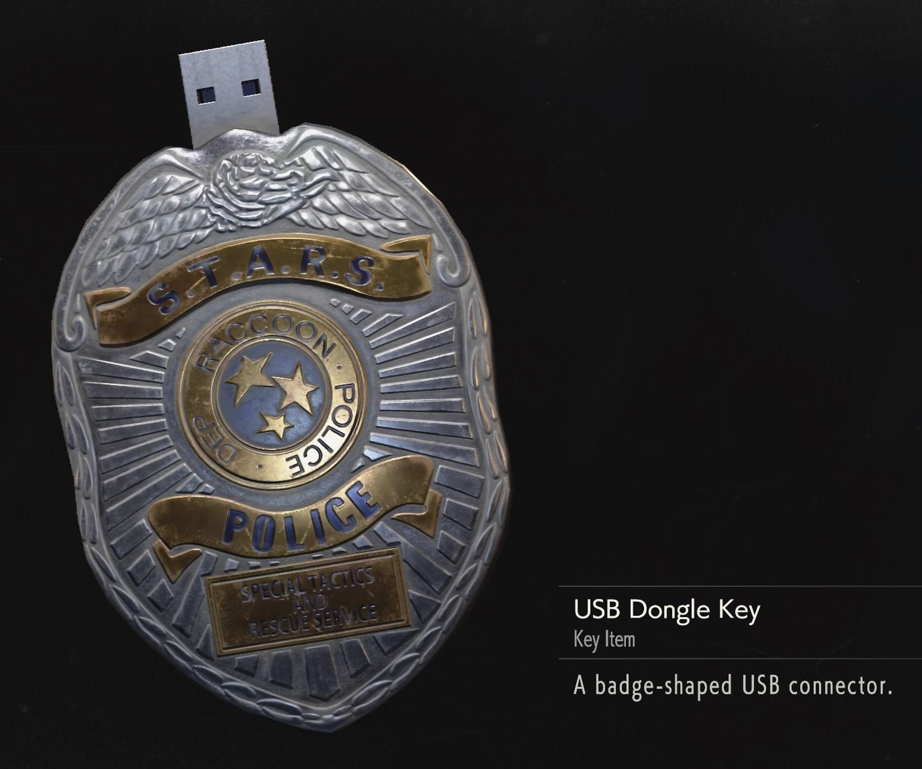 【閒聊】RE2 重製版的USB鑰匙冷知識... @惡靈古堡 哈啦板 - 巴哈姆特