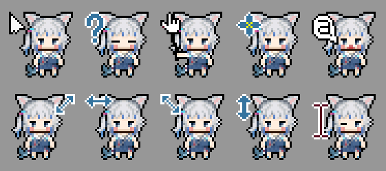 【分享】Hololive全員的滑鼠游標(六期的游標也有囉) @虛擬 Youtuber（Vtuber） 哈啦板 - 巴哈姆特