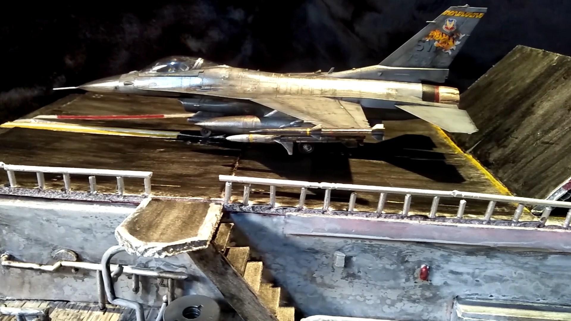 【作品分享】F-16CJ @模型技術與資訊 哈啦板 - 巴哈姆特