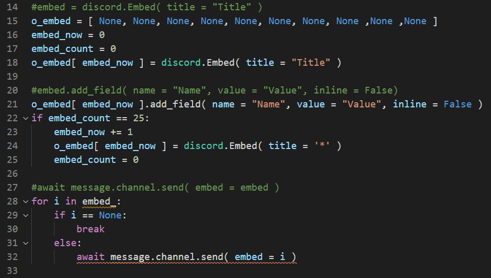 Discord Bot 解決 Embed 最大 25 條限制 DiscordBot solves the maximum of embed row. (Python) - chenteddy的 ...