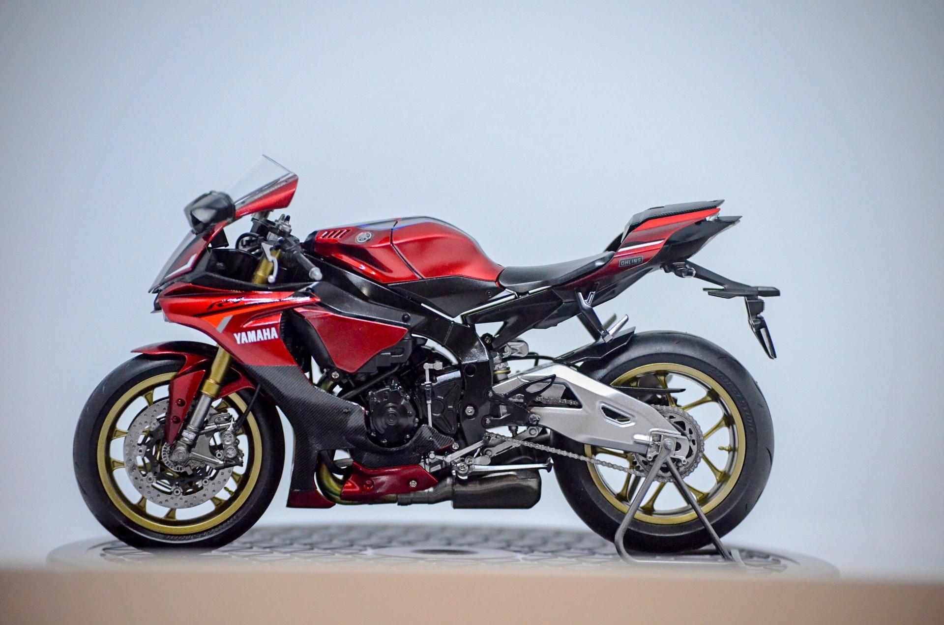 【作品分享】TAMIYA YZF-R1M 車友配色(? @模型技術與資訊 哈啦板 - 巴哈姆特