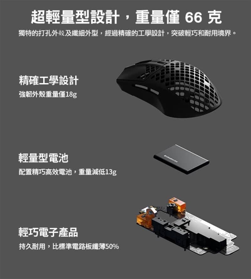 【心得】SteelSeries Aerox 3 Wireless @電腦應用綜合討論 哈啦板 - 巴哈姆特