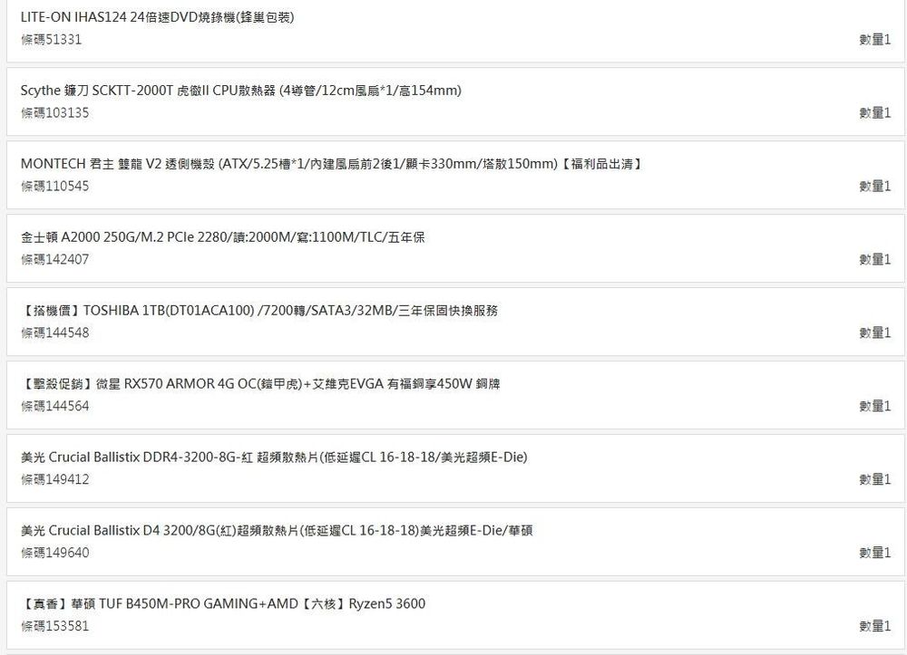 【問題】組裝主機..預算約兩萬.. @電腦應用綜合討論 哈啦板 - 巴哈姆特
