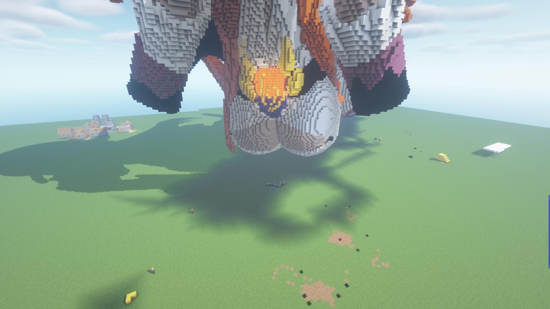 Hololive 桐生可可 大型雕像 @Minecraft 我的世界（當個創世神） 哈啦板 - 巴哈姆特