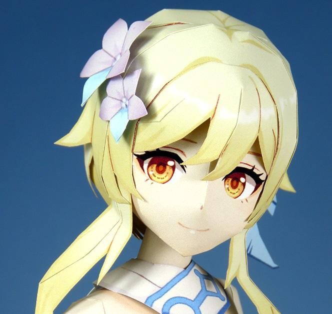 [紙模] S.V.熒(改)- Genshin Impact papercraft @原神 哈啦板 - 巴哈姆特