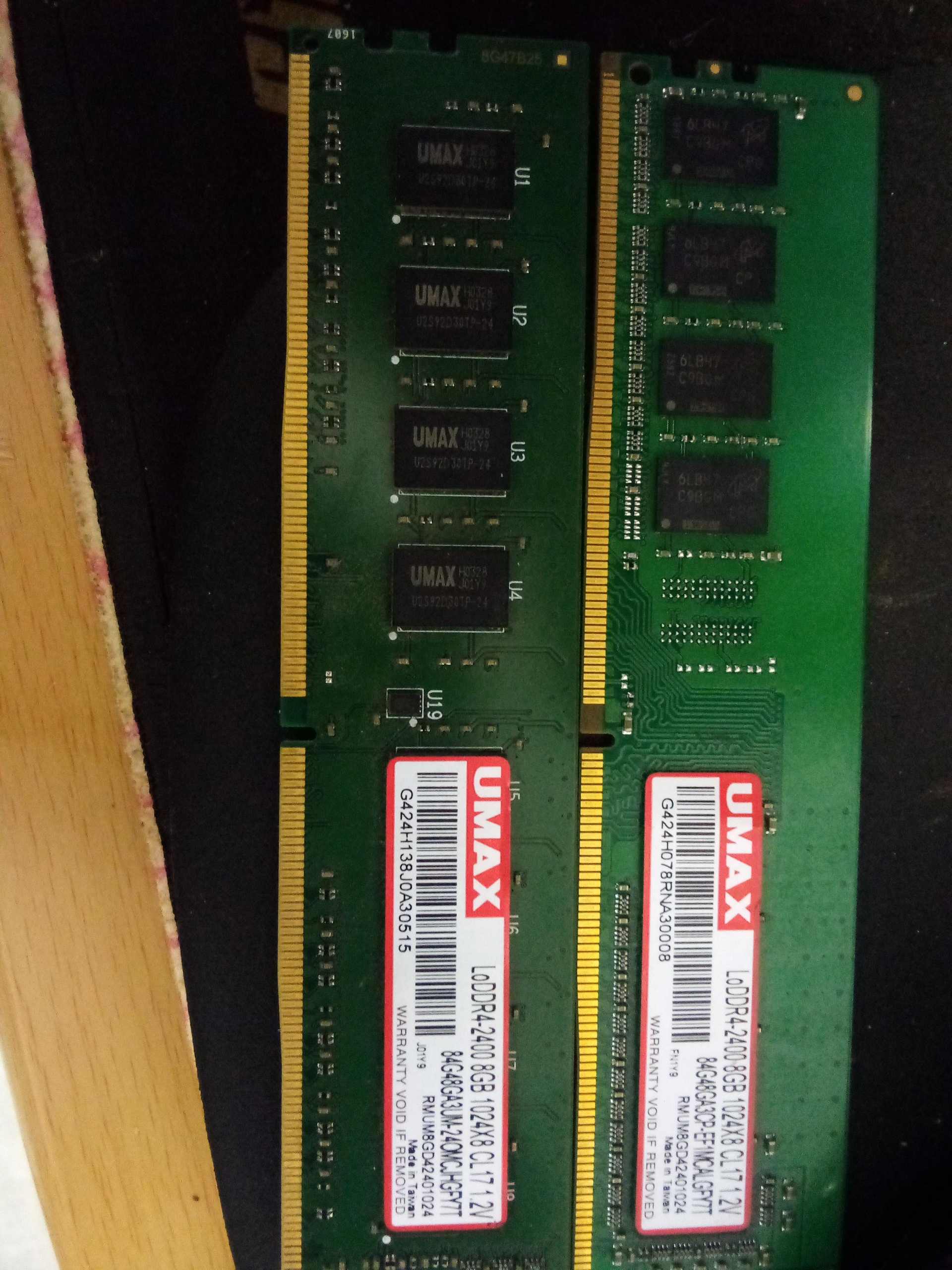 【其他】Umax RAM 8G 2400*2 200元 @ACG二手交易板 哈啦板 - 巴哈姆特
