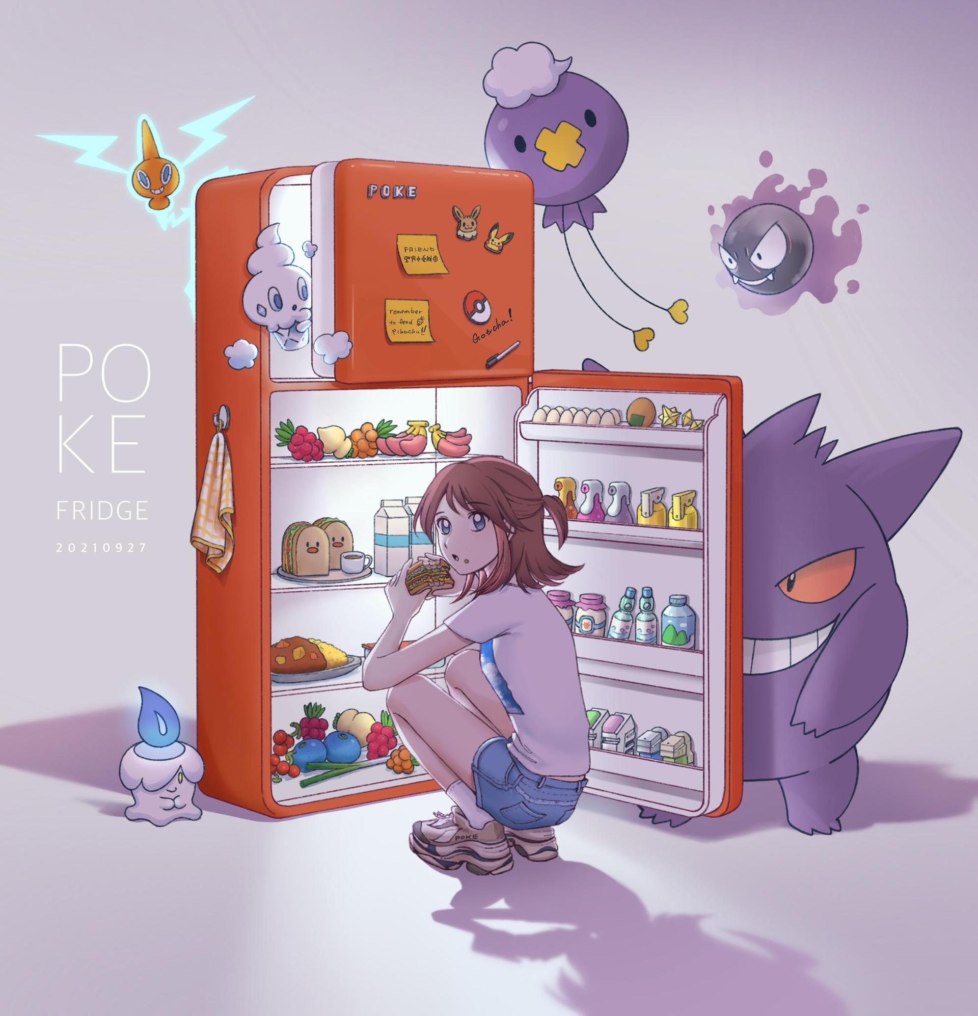 【繪圖】寶可夢冰箱 POKE Fridge @神奇寶貝（精靈寶可夢）系列 哈啦板 - 巴哈姆特
