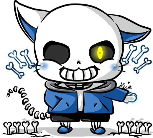 Undertale繪圖 各種AU Sans貓 - wizoza71211的創作 - 巴哈姆特