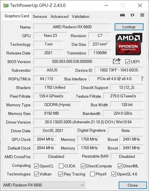 【心得】限組裝一週年 ASUS Dual Radeon 6600 隨意開箱 @電腦應用綜合討論 哈啦板 - 巴哈姆特