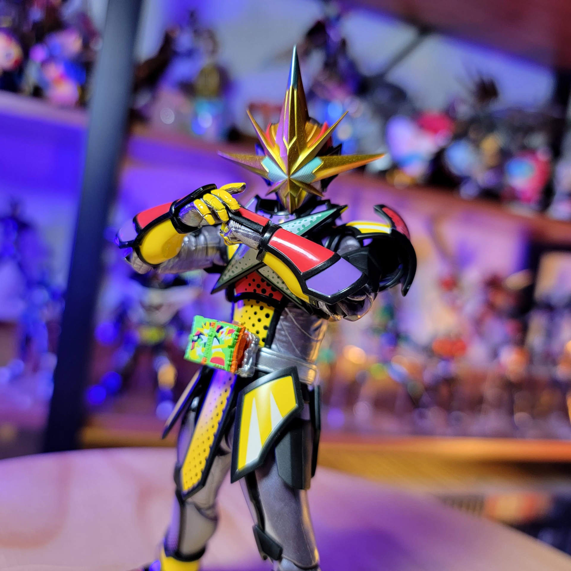 S.H.Figuarts KAMEN RIDER SAIKOU KIN NO BUKI GIN NO BUKI/X SWORD MAN ...
