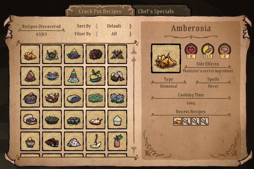 【DST】食譜系統 Cookbook @Don't Starve 哈啦板 - 巴哈姆特