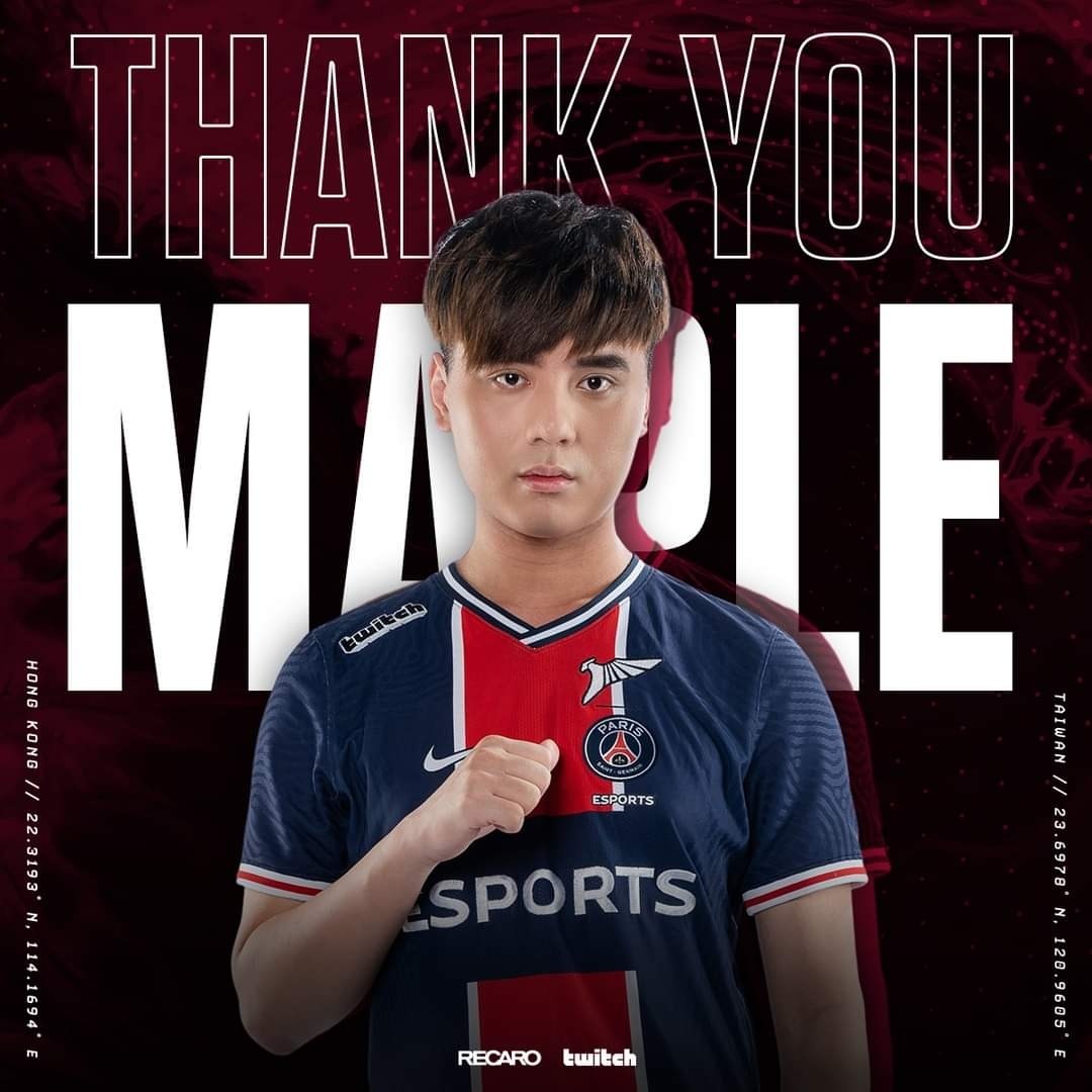 【情報】PSG Maple正式離隊 @英雄聯盟 League of Legends 哈啦板 - 巴哈姆特