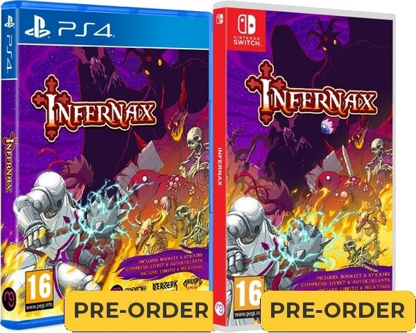 【情報】8-bit 復古風格 類惡魔城遊戲《地獄之魂 Infernax》將於 2023年4月5日 免費更新「Deux or Die」 @NS / Nintendo Switch 哈啦板 - 巴哈姆特