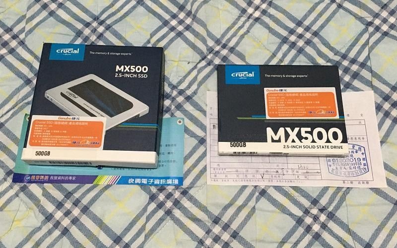 【閒聊】新舊美光MX500 500GB開箱比較 @電腦應用綜合討論 哈啦板 - 巴哈姆特