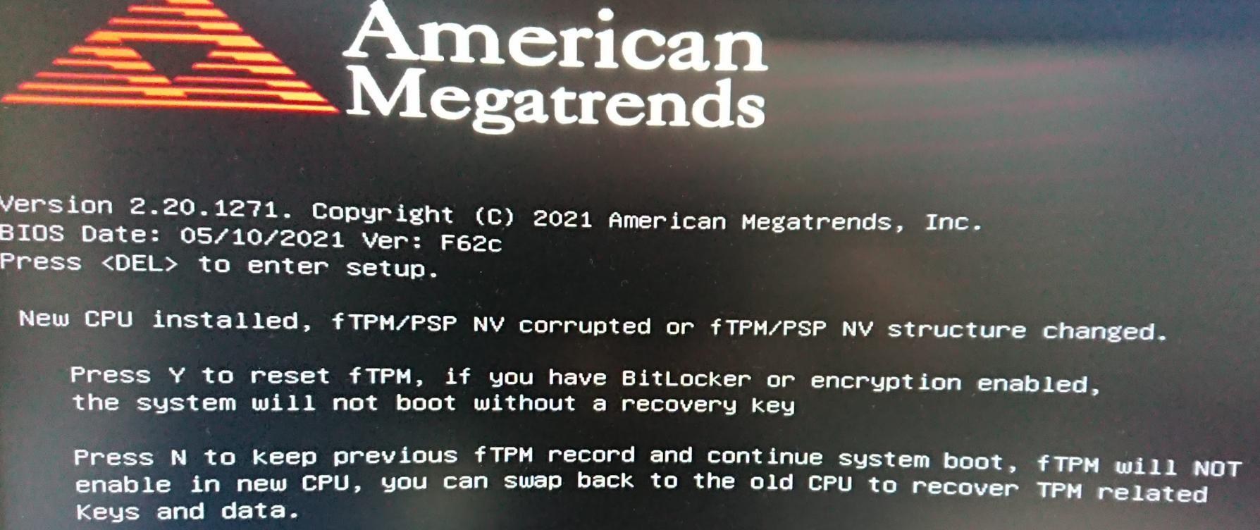 【問題】fTPM異常 @電腦應用綜合討論 哈啦板 - 巴哈姆特