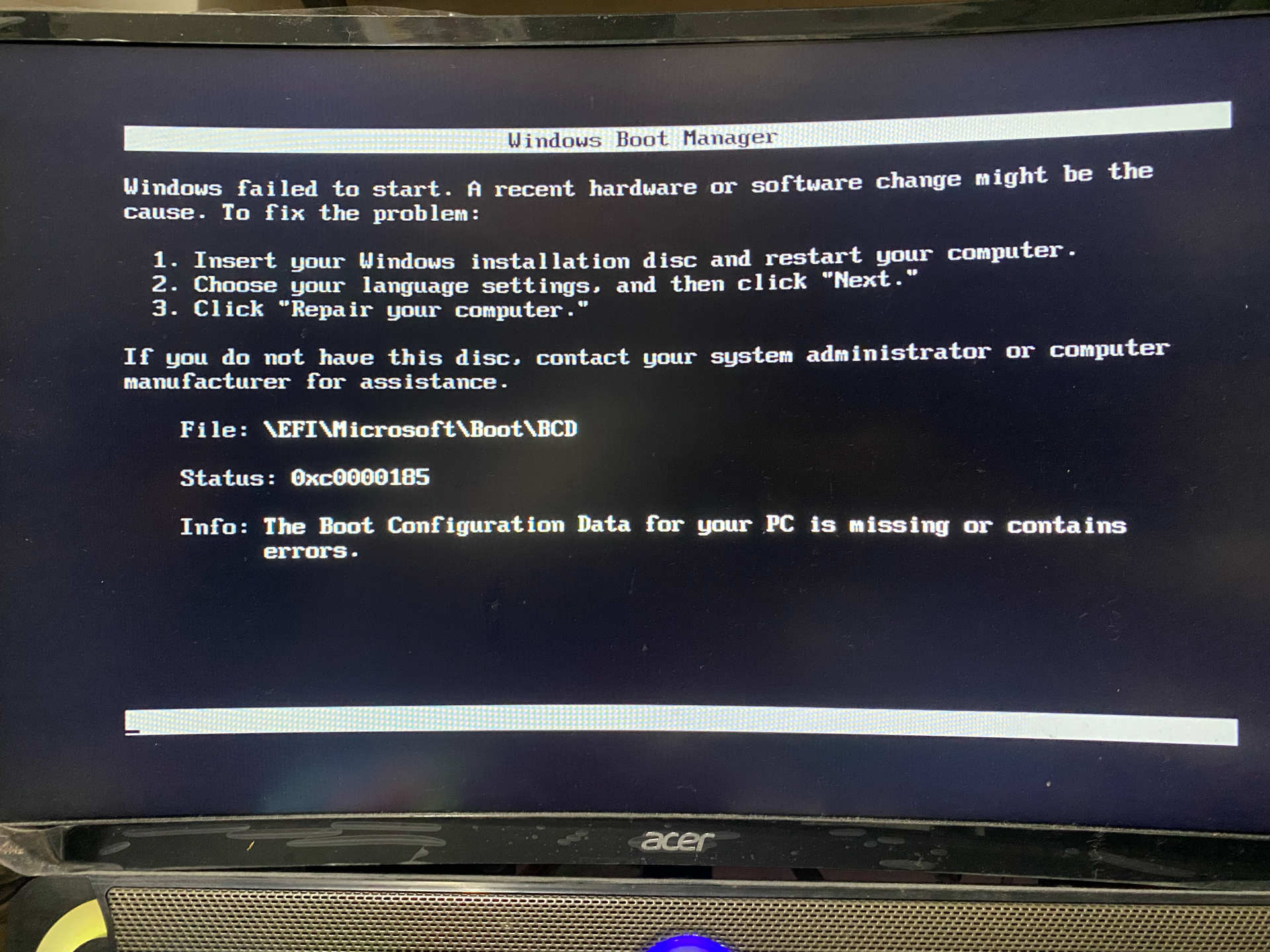 【問題】Win10灌完重開機0xc0000185已解決 @電腦應用綜合討論 哈啦板 - 巴哈姆特