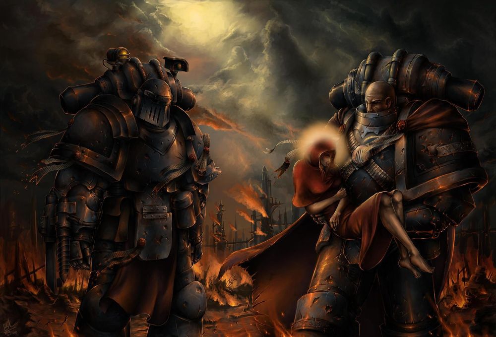 【心得】懷言者(Word Bearers)基因原體--洛迦·奧瑞利恩(Lorgar Aurelian) @戰鎚：40K 系列 ...
