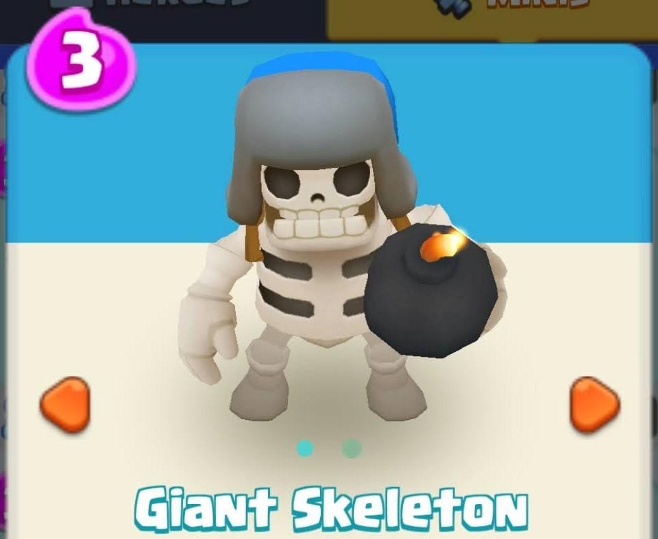 【問題】03/17更新後的骷髏巨人(炸彈) Giant Skeleton (bomb) @Clash Mini 哈啦板 - 巴哈姆特