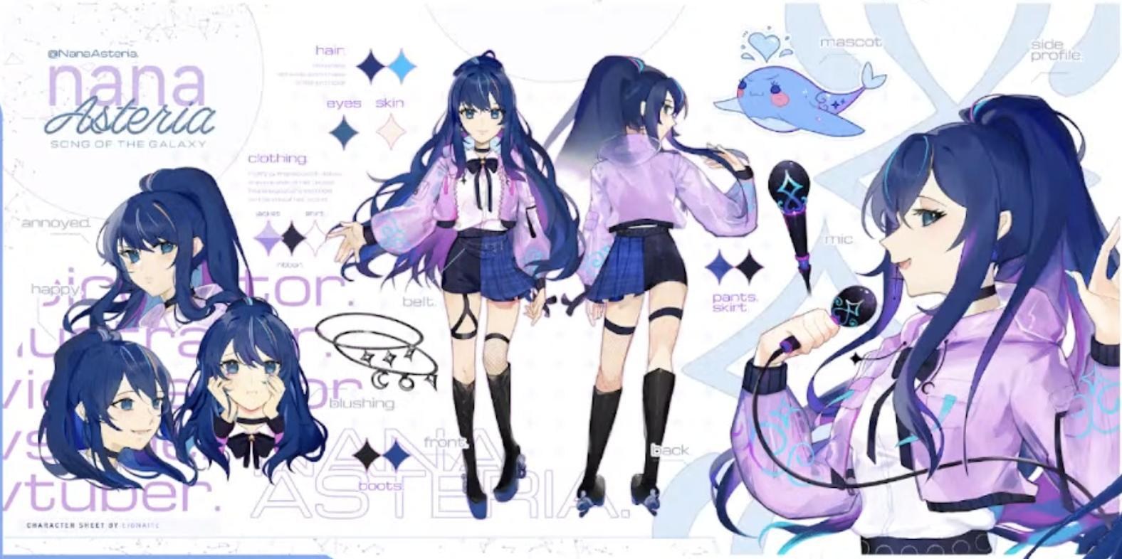 【外國 Vtuber 簡介】Nana Asteria - qwert535286的創作 - 巴哈姆特