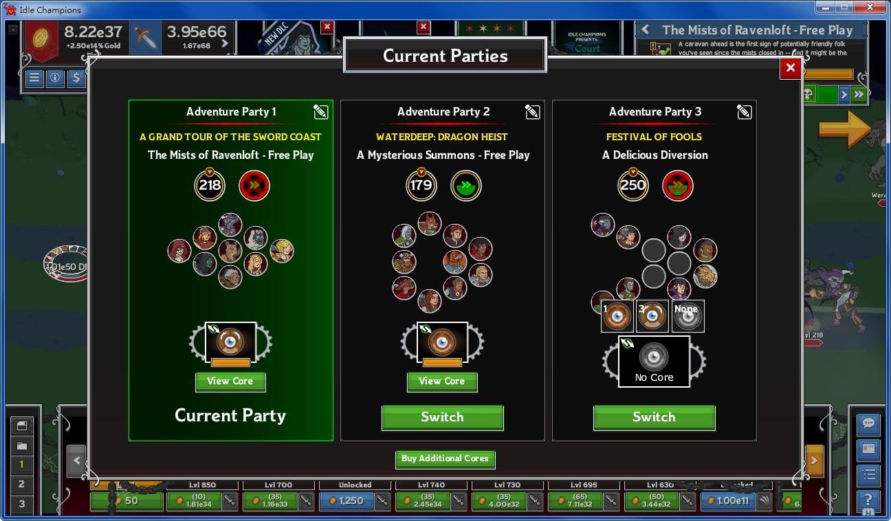 【情報】【攻略】Idle Champions of the Forgotten Realms Mars特製人物一覽表 + 多隊伍管理系統 ...