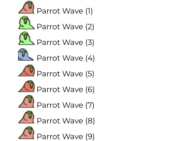 【密技】我做了高畫質的Parrot wave @場外休憩區 哈啦板 - 巴哈姆特