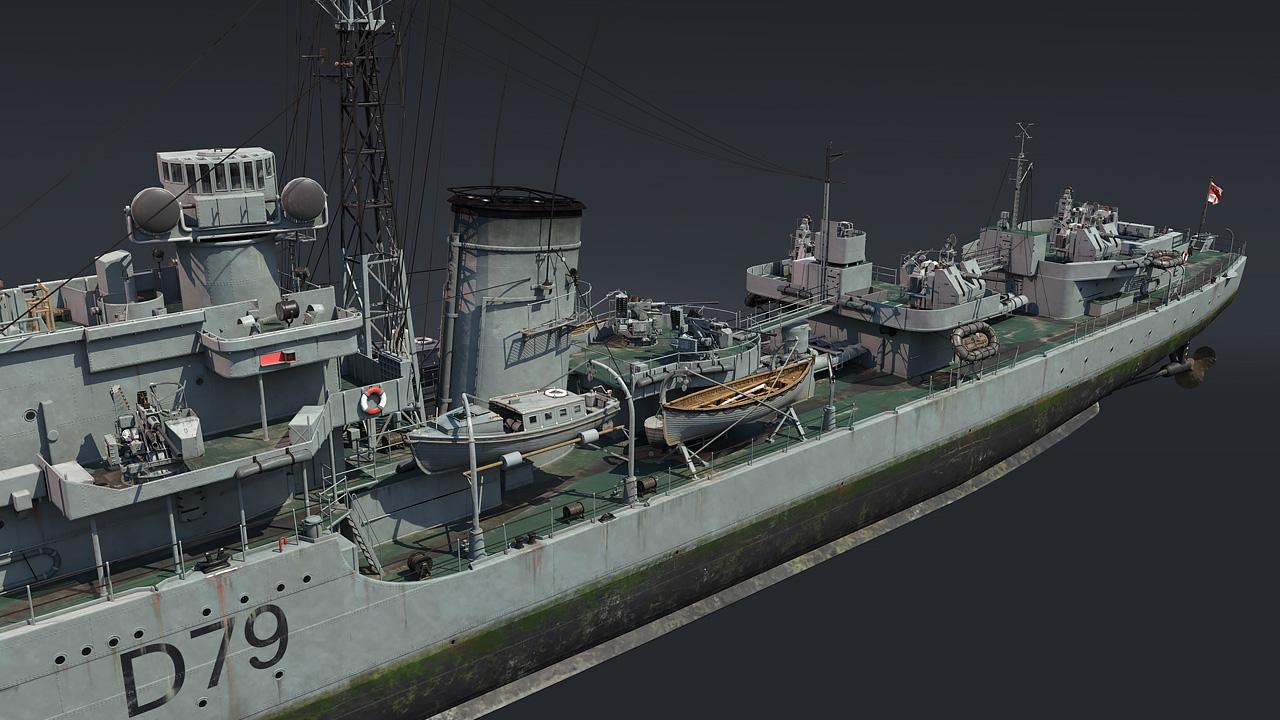 【情報】戰鬥通行證獎勵 : HMS 卡迪斯(D79) @戰爭雷霆（War Thunder） 哈啦板 - 巴哈姆特
