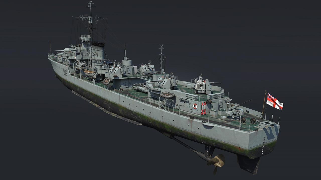 【情報】戰鬥通行證獎勵 : HMS 卡迪斯(D79) @戰爭雷霆（War Thunder） 哈啦板 - 巴哈姆特