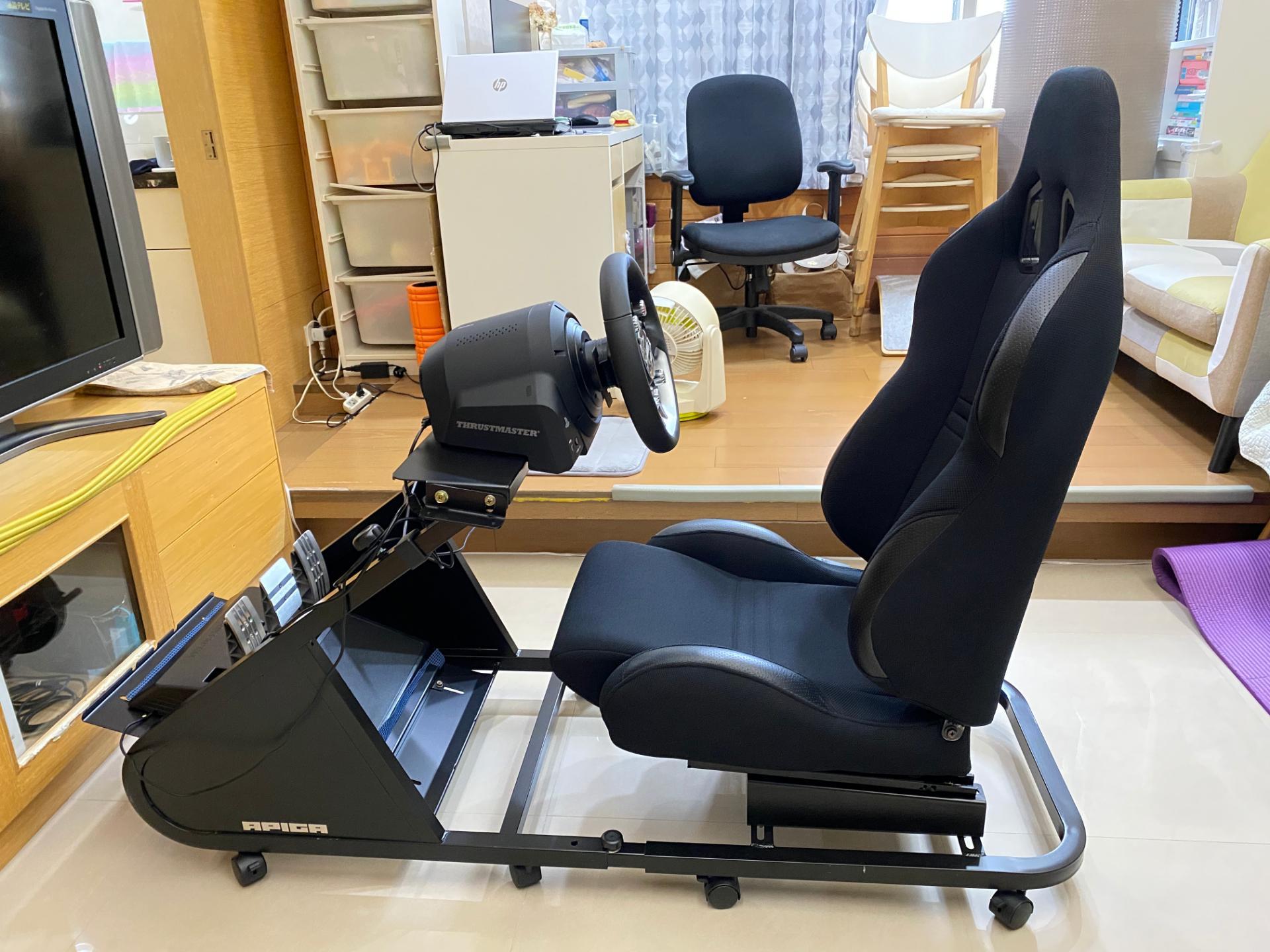 【已出售】THRUSTMASTER T-GT 賽車方向盤 & APIGA - AP1賽車架(含座椅、手排架) @ACG二手交易板 哈啦板 - 巴哈姆特