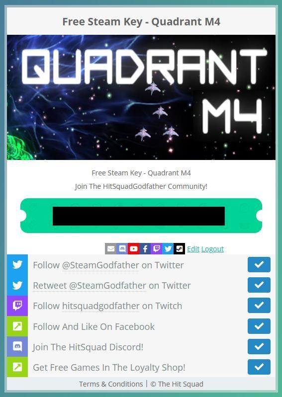 【情報】免費領Quadrant M4 @Steam 綜合討論板 哈啦板 - 巴哈姆特