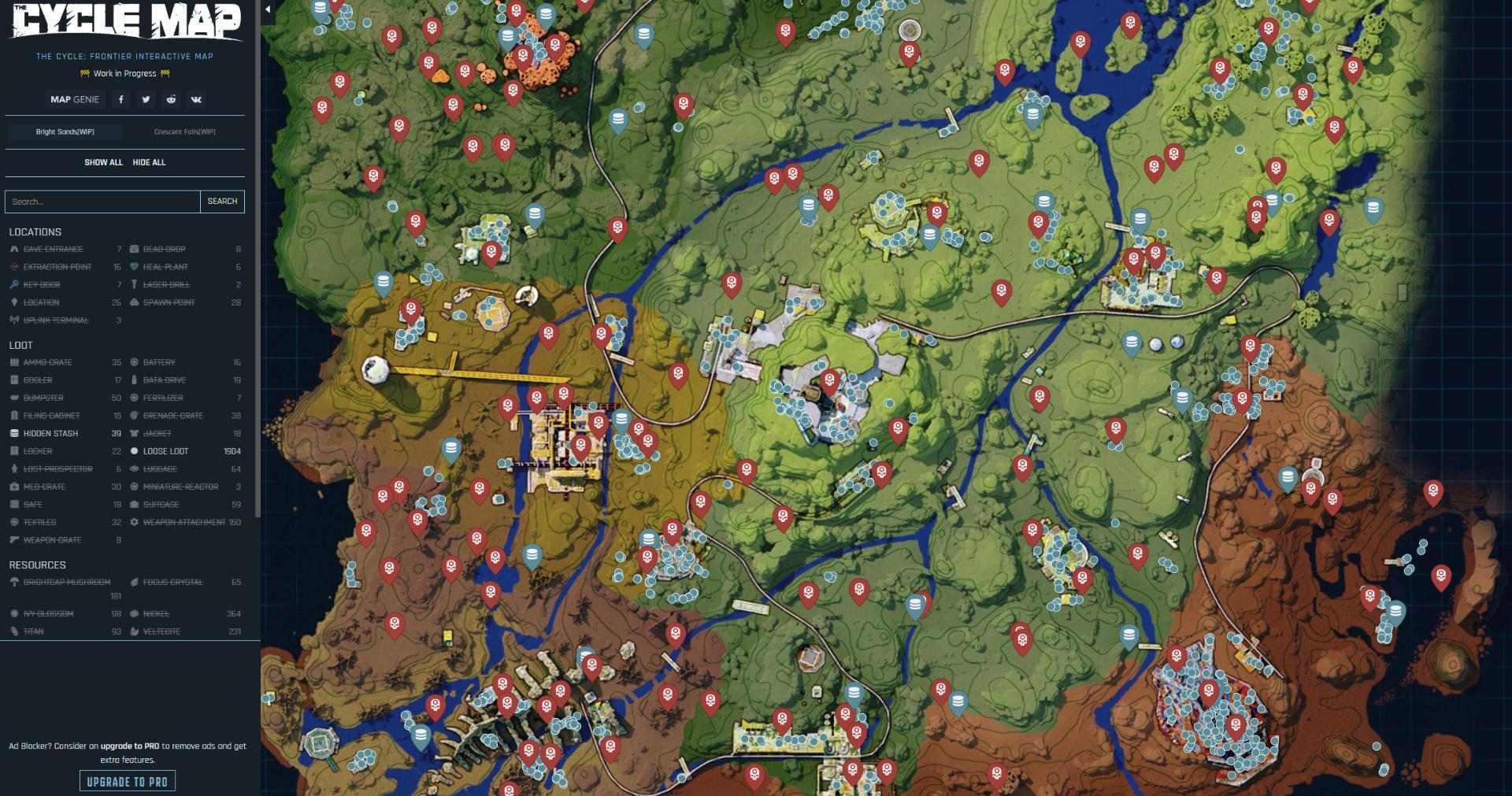【攻略】《風暴奇俠The Cycle: Frontier》互動地圖，可查詢位置、物品、採集、怪物、事件、任務 @The Cycle 哈啦板 ...