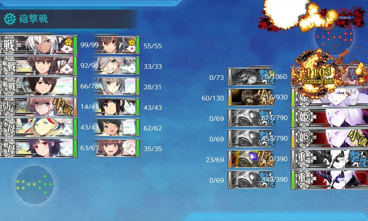 【攻略】E5P4甲絕讚卡斬中(7/12已斬) @艦隊 Collection 哈啦板 - 巴哈姆特