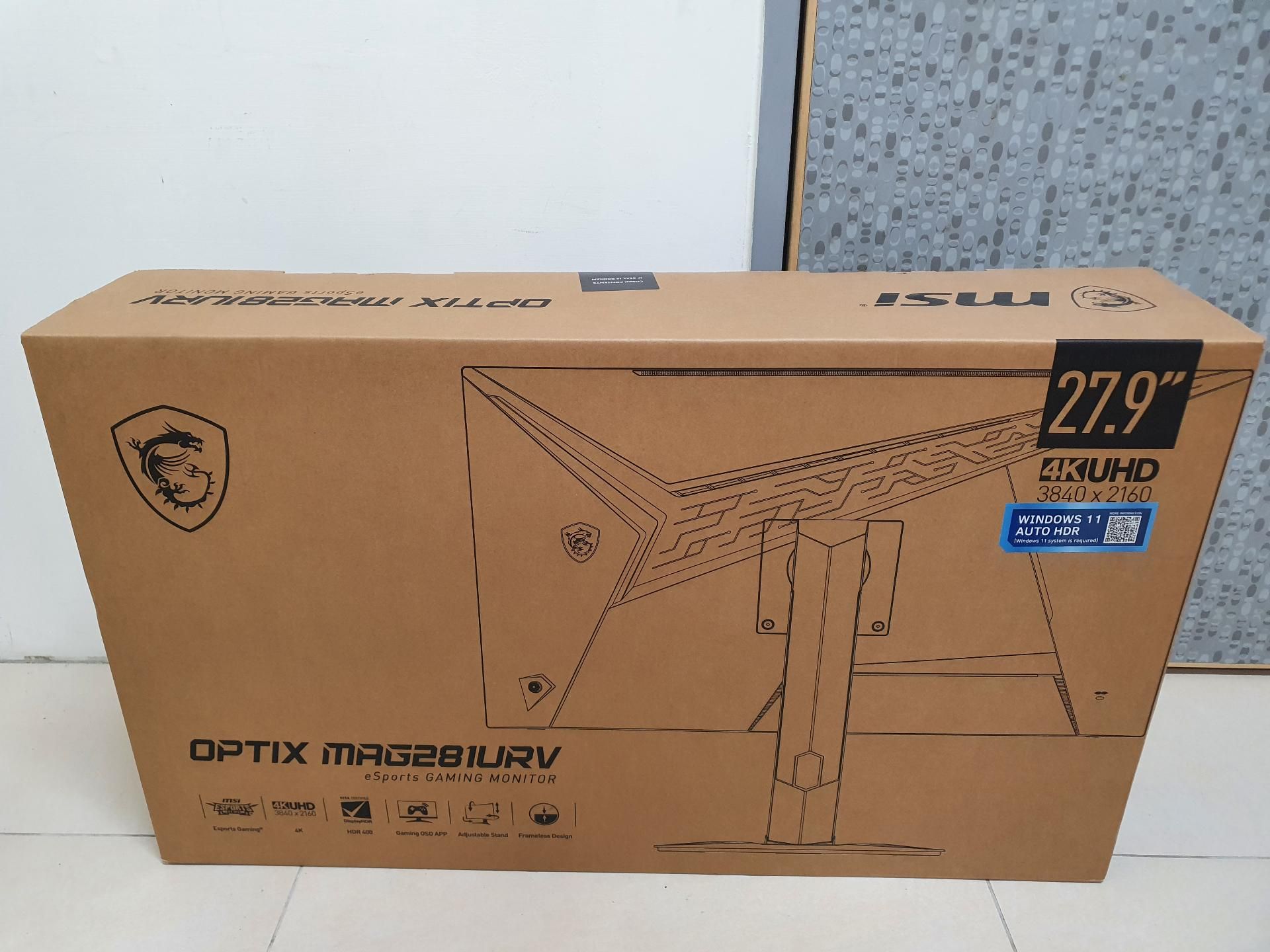 4K HDR400的Optix MAG281URV螢幕簡易開箱分享 - j123john的創作 - 巴哈姆特