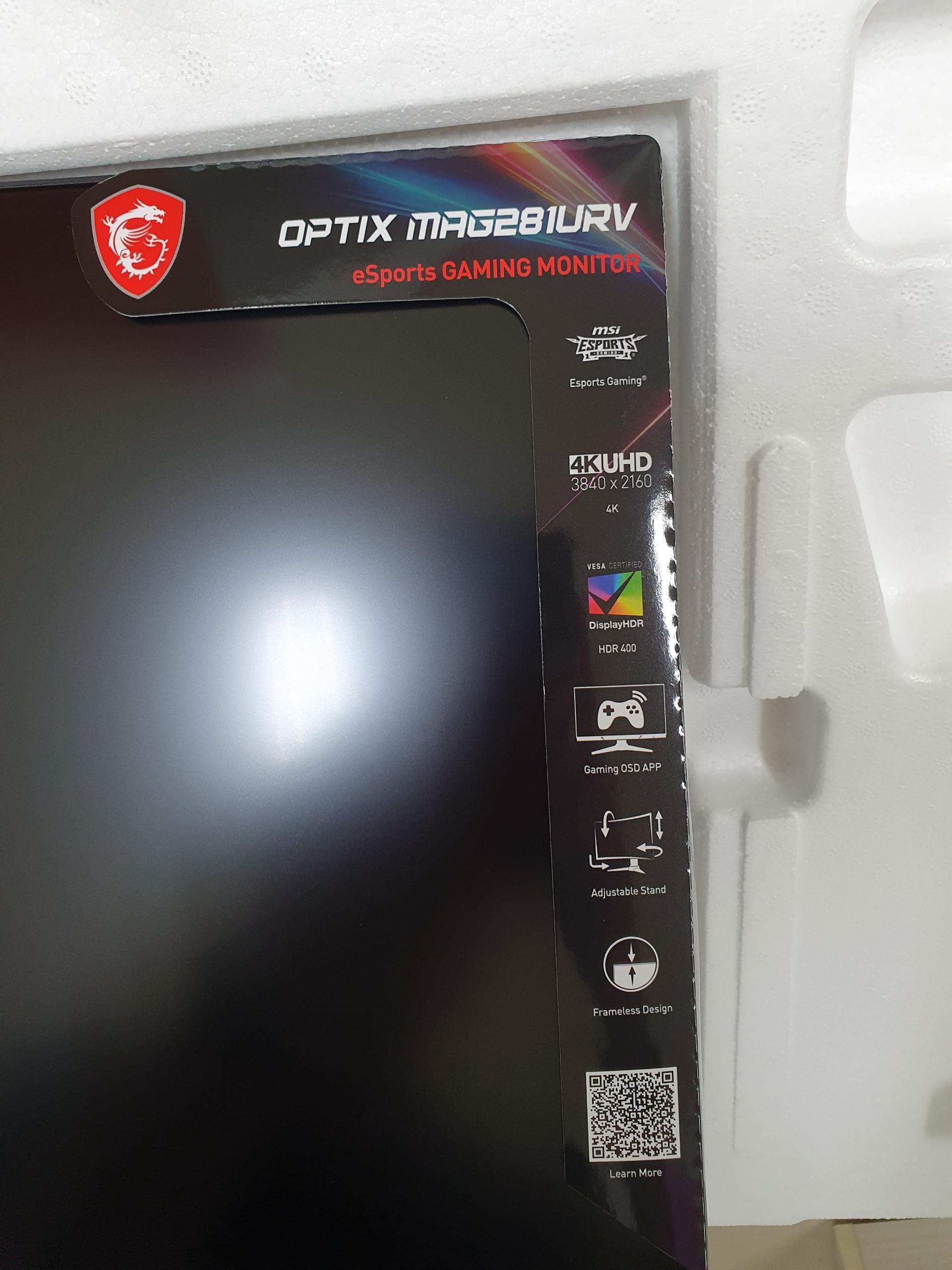 4K HDR400的Optix MAG281URV螢幕簡易開箱分享 - j123john的創作 - 巴哈姆特
