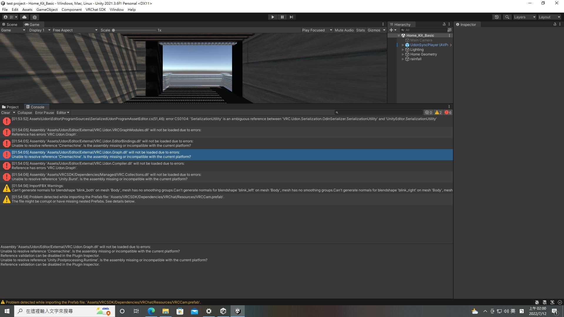 【問題】unity裝上SDK3 跳出驚嘆號 @VRChat 哈啦板 - 巴哈姆特