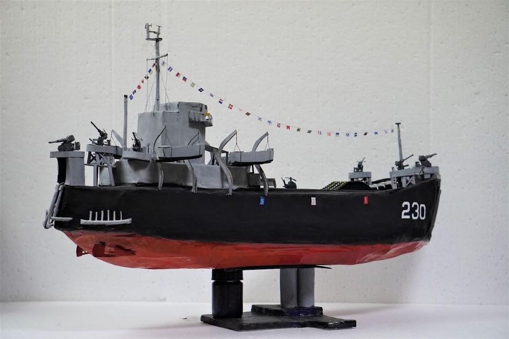 【心得】自製船艦模型 中字號LST-230中邦艦 @軍事策略 哈啦板 - 巴哈姆特