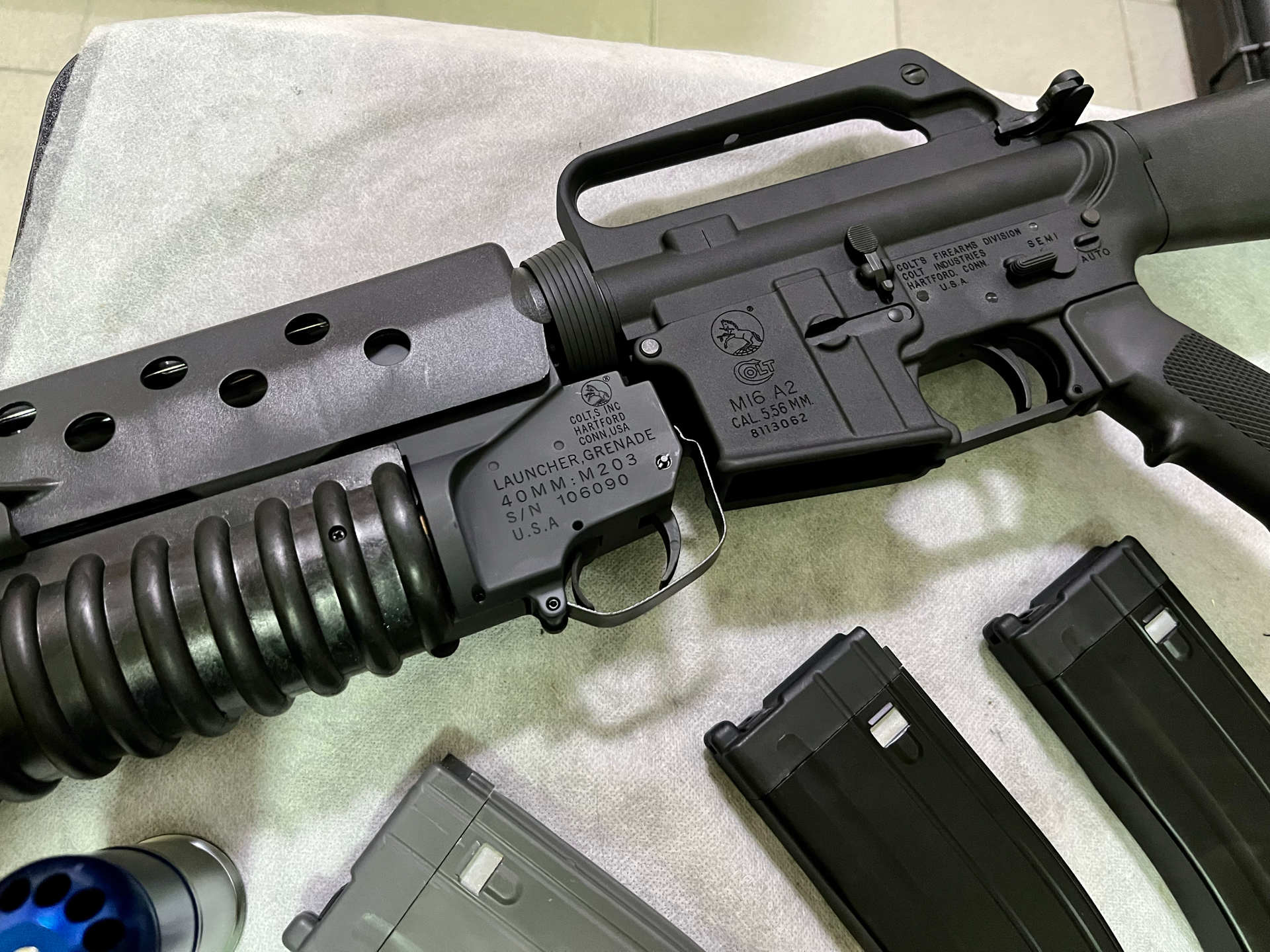 【閒聊】老學校開箱VFC M16A2 + G&P M203榴彈發射器 (台北TAF特製版) @野戰 (生存) 遊戲 哈啦板 - 巴哈姆特
