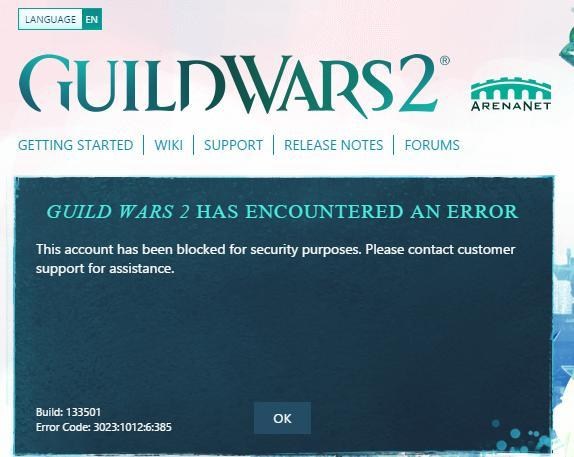 【問題】好幾年沒登入結果帳號顯示被鎖定，如何解決? @激戰 2（Guild Wars 2 ） 哈啦板 - 巴哈姆特